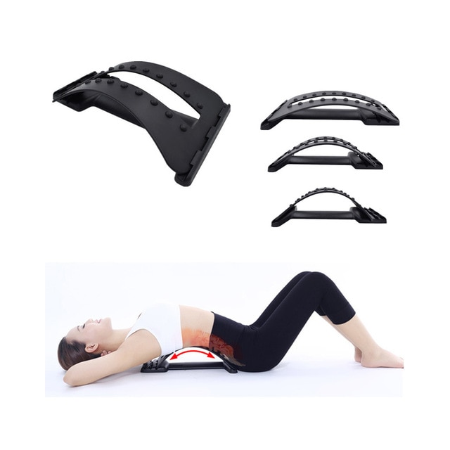 Stretch Equipment Back Massager Stretcher Fitness Lumbar Support ...